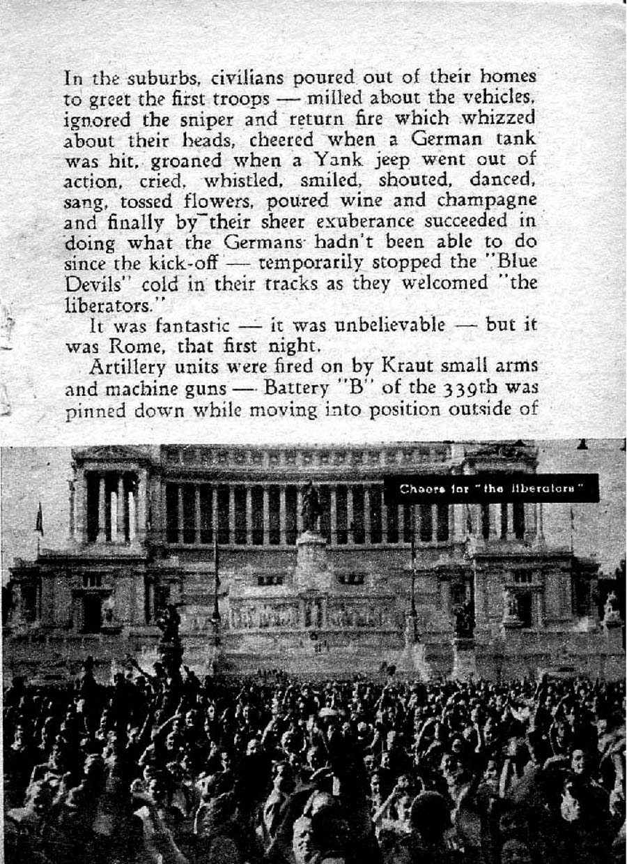 "We Were There - From Gruber to Brenner Pass" The 88th Infantry ...